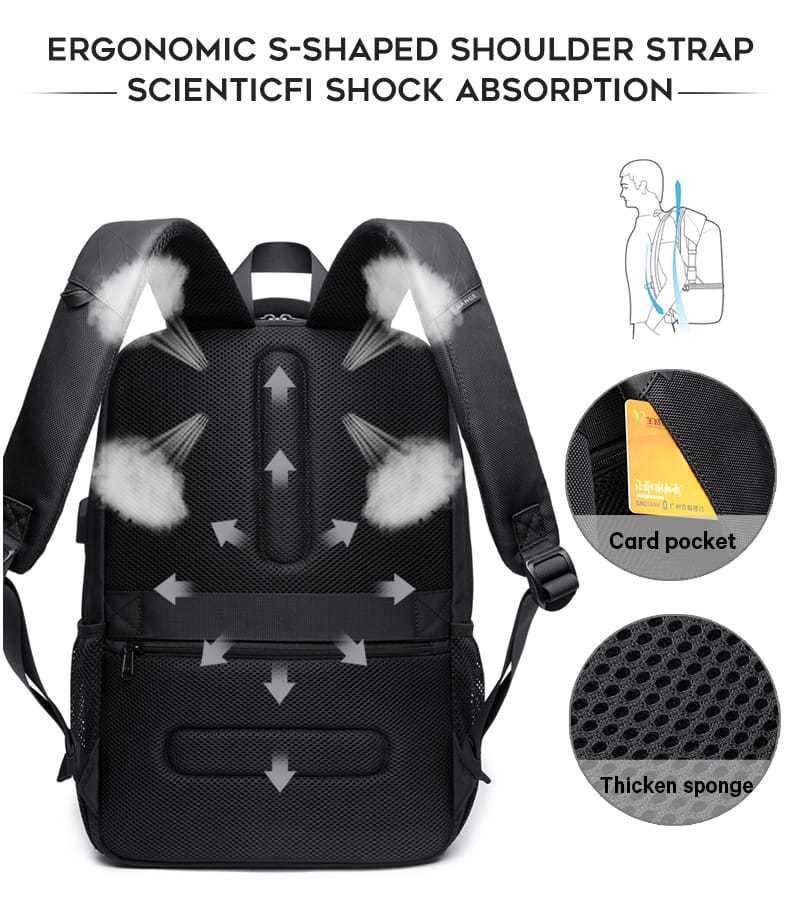 Bange 1921 Laptop Backpack | Water-Resistant & Anti-Theft